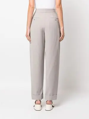 Emporio Armani Pleated Straight Trousers