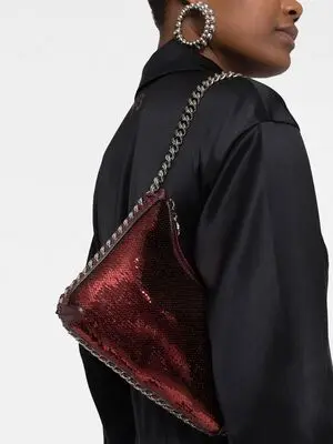 Stella McCartney Mini Falabella Sequinned Shoulder Bag