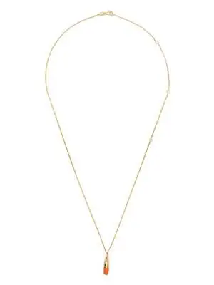 TRUE ROCKS Mini Pill Pendant Necklace - Gold