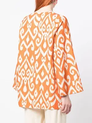BAMBAH Linden Geometric-print Blouse