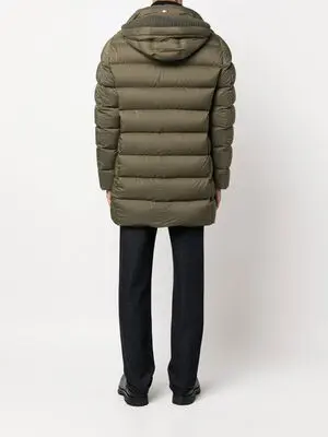 Herno Padded Down Coat With Hood - Green