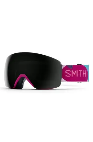 SMITH Skyline 157mm ChromaPop™ Snow Goggles Fuschia Shapes/black