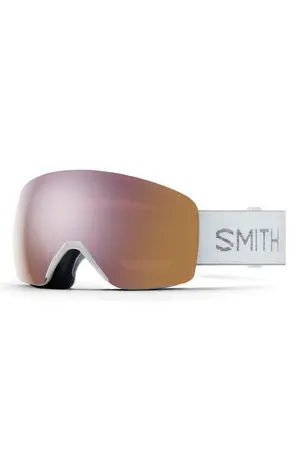 SMITH Skyline 157mm Chromapop™ Snow Goggles - White/ Chromapop Rose Gold