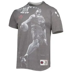 Mitchell & Ness Vince Carter Heather Toronto Raptors Above The Rim T-shirt