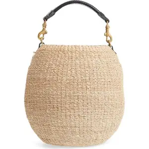 Clare V. Pot De Miel Straw Basket Bag
