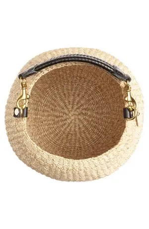 Clare V. Pot De Miel Straw Basket Bag
