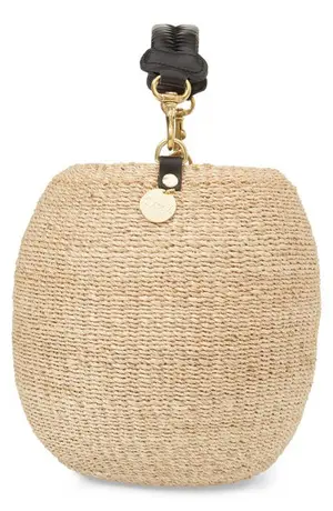 Clare V. Pot De Miel Straw Basket Bag