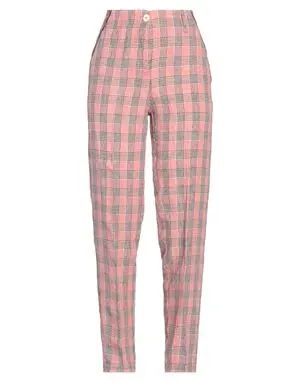 Momoni Tartan Linen Chinos
