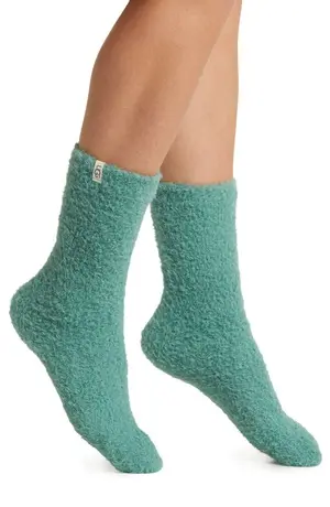 UGG Teddi Cozy Crew Socks Atlantic