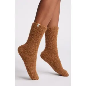 UGG Teddi Cozy Crew Socks Chestnut
