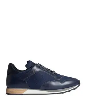 Dunhill DUNHILL Leather Sneakers Dark Blue