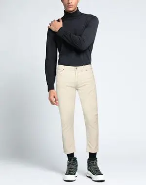 DANIELE ALESSANDRINI Corduroy Tapered Pants - Beige