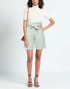 ISABELLE BLANCHE PARIS Bermuda Denim Shorts - Green