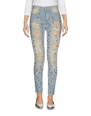 MET JEANS Distressed Skinny Jeans
