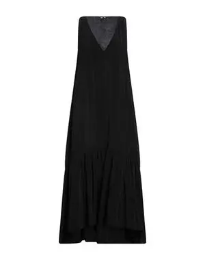 European Culture Cupro Maxi Dress - Dark Blue