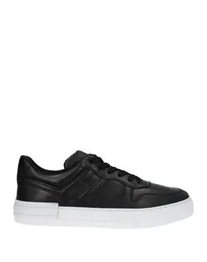 Hogan Sneakers Size Soft Leather - Black