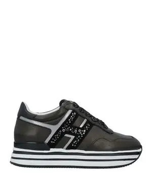 Hogan Sneakers Charcoal Size Soft Leather - Grey