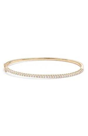 Lana Jewelry Flawless Diamond Oval Bangle - D0.70 14kyg