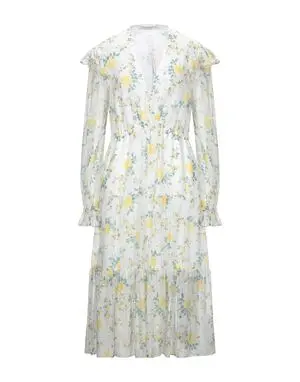 Philosophy Di Lorenzo Serafini Floral-print Midi Dress - White