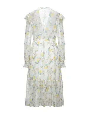 Philosophy Di Lorenzo Serafini Floral-print Midi Dress - White