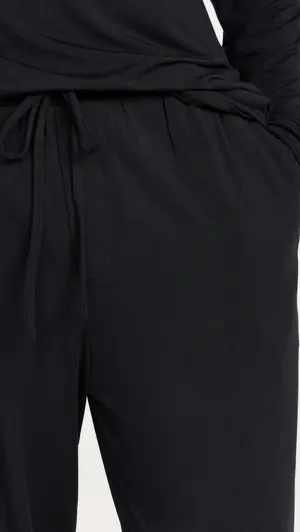 Eberjey Henry Modal Long Pj Set - Black