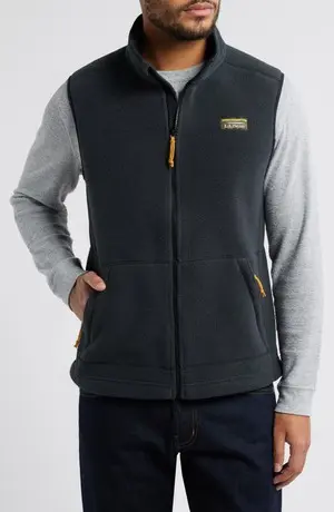 L.l.bean Mountain Classic Fleece Vest - Black