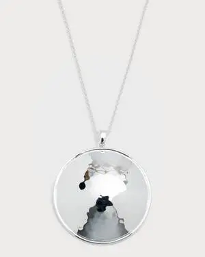 Ippolita Large Goddess Pendant Necklace In Sterling Silver - Silver