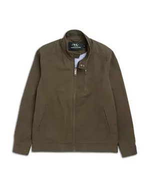 Rodd & Gunn Armitage Cotton Twill Harrington Jacket - Army
