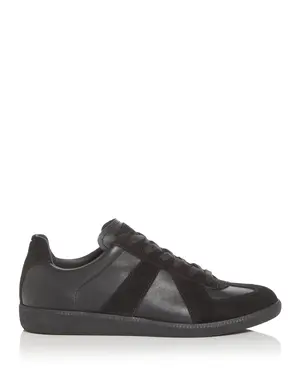 MAISON MARGIELA Replica Low Top Sneakers - Black