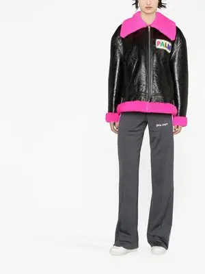 Palm Angels Logo Print Track Pants