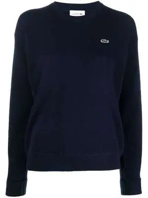 Lacoste Logo-patch Crew-neck Jumper