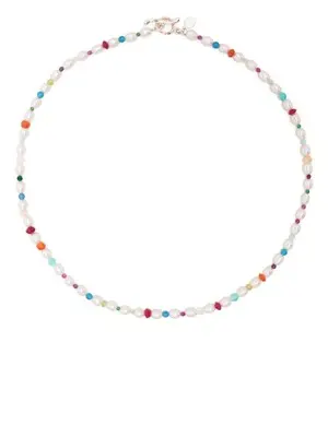 DOWER & HALL Carnival Beaded Pearl Necklace