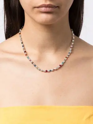 DOWER & HALL Carnival Beaded Pearl Necklace