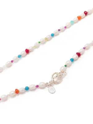 DOWER & HALL Carnival Beaded Pearl Necklace