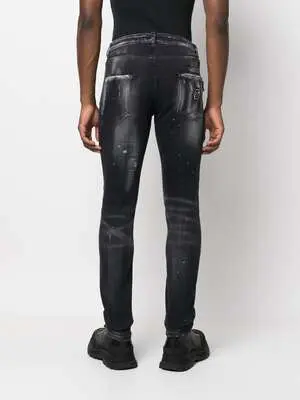Philipp Plein Distressed Skinny-cut Jeans