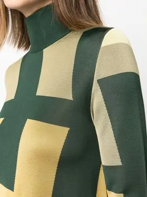 Colville Arrow Geometric-pattern Dress
