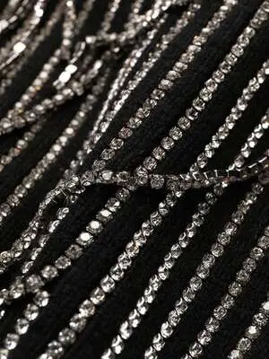 Philosophy Di Lorenzo Serafini Crystal-embellished Sleeveless Dress - Black