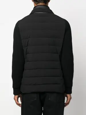 MOORER Button-up Padded Jacket - Black