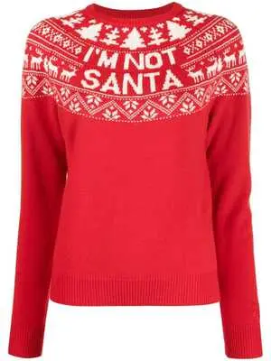MC2 SAINT BARTH Intarsia-knit Jumper - Red