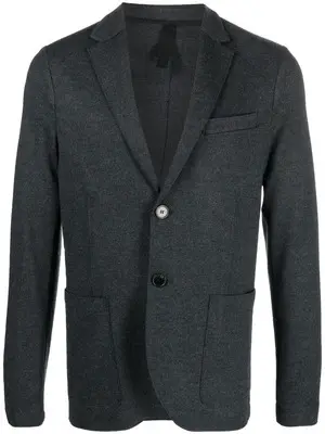 Harris Wharf London Virgin Wool Single-breasted Blazer