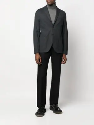 Harris Wharf London Virgin Wool Single-breasted Blazer