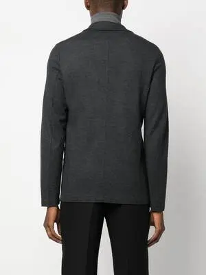 Harris Wharf London Virgin Wool Single-breasted Blazer