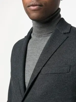 Harris Wharf London Virgin Wool Single-breasted Blazer
