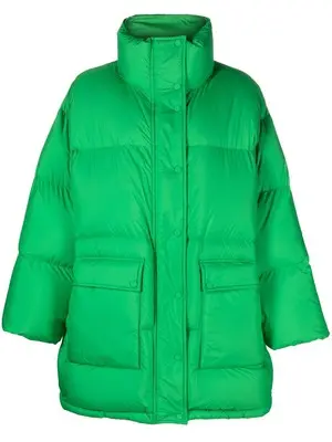 STAND STUDIO Mid-length Edna Coat - Green