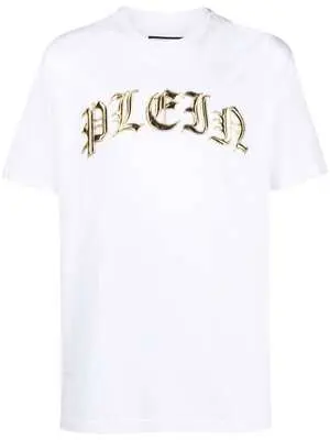 Philipp Plein Logo-appliqué Cotton T-shirt