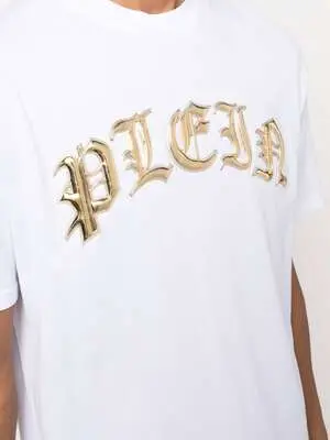 Philipp Plein Logo-appliqué Cotton T-shirt