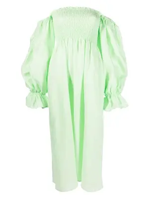 Sleeper Atlanta Linen Midi Dress