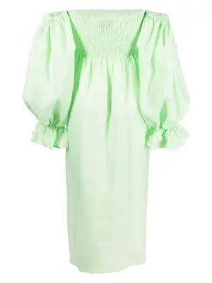 Sleeper Atlanta Linen Midi Dress