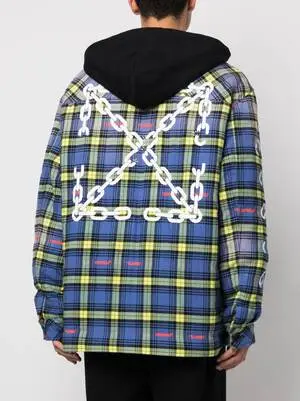 Off-White Plaid-check Shirt Jacket