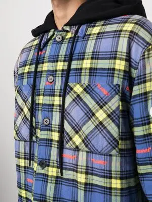 Off-White Plaid-check Shirt Jacket